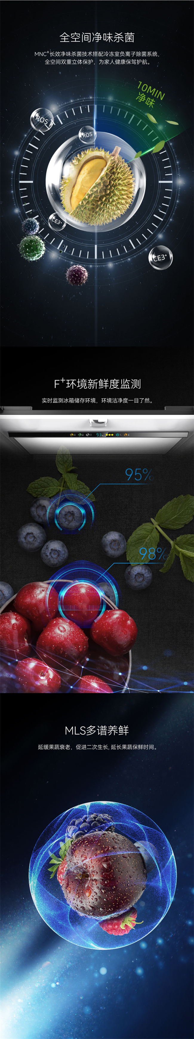 BCD-600WQ5S 600升 风冷无霜 变频 1级能效 美菱（MeiLing）_十字对开门_美菱冰箱_冰洗商圈_云营4S店
